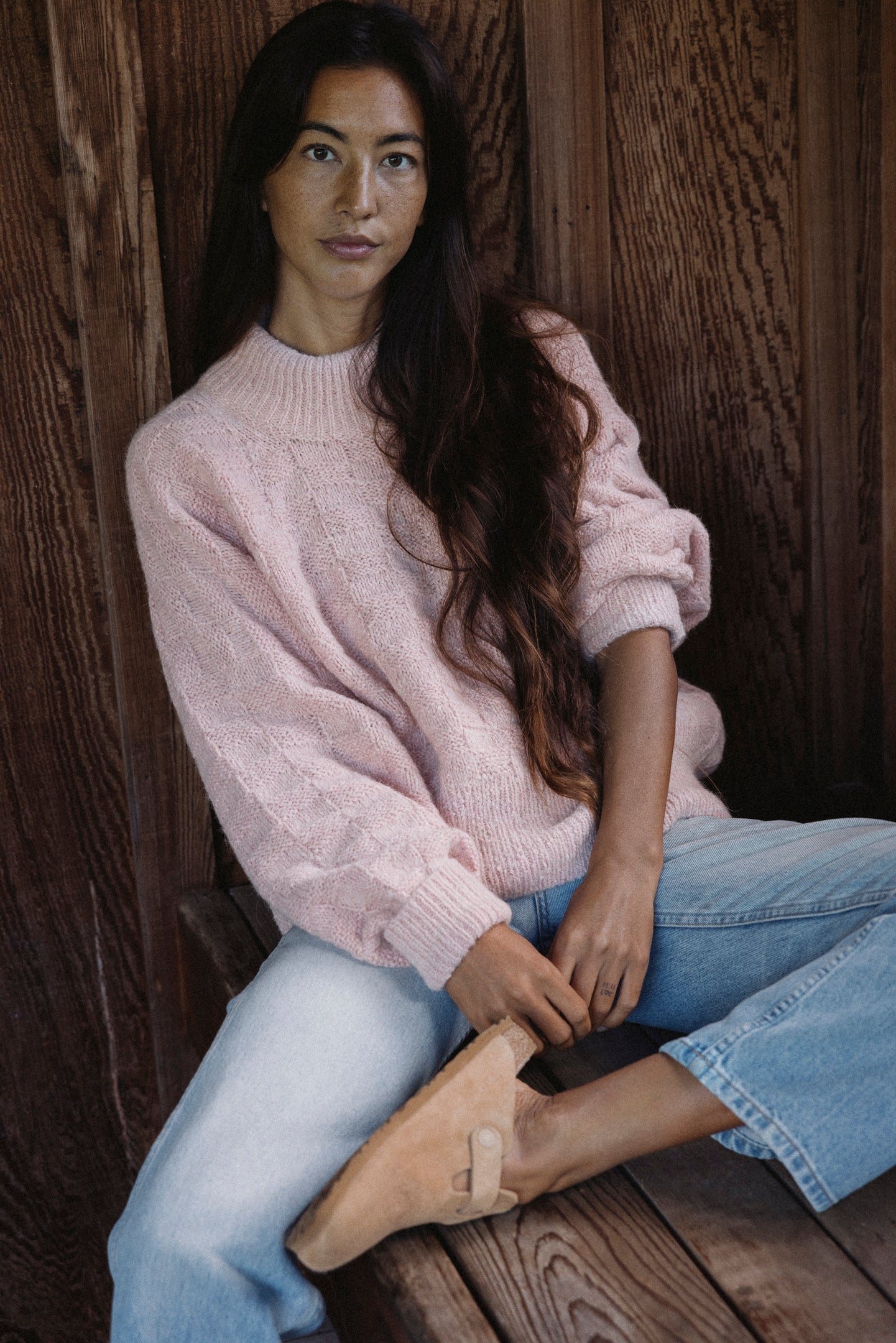 THE ISLA SWEATER IN PINK – Kara Thoms Boutique